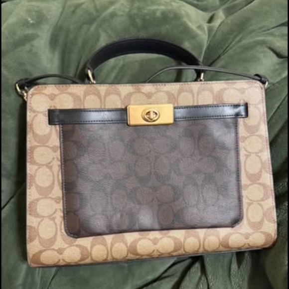 Coach | Bags | Coach Lane Carryall In Blocked Signature Canvas | Poshmark